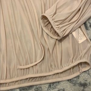 Zara | Tops | Nwt Zara Pink Sheer Peasant Top | Poshmark